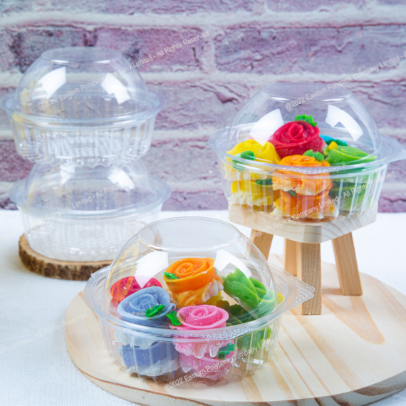 กล่องเบเกอรี่ กลม PET R3 (ล๊อคใน) – บริษัท อีสเทิร์น โพลีแพค จำกัด